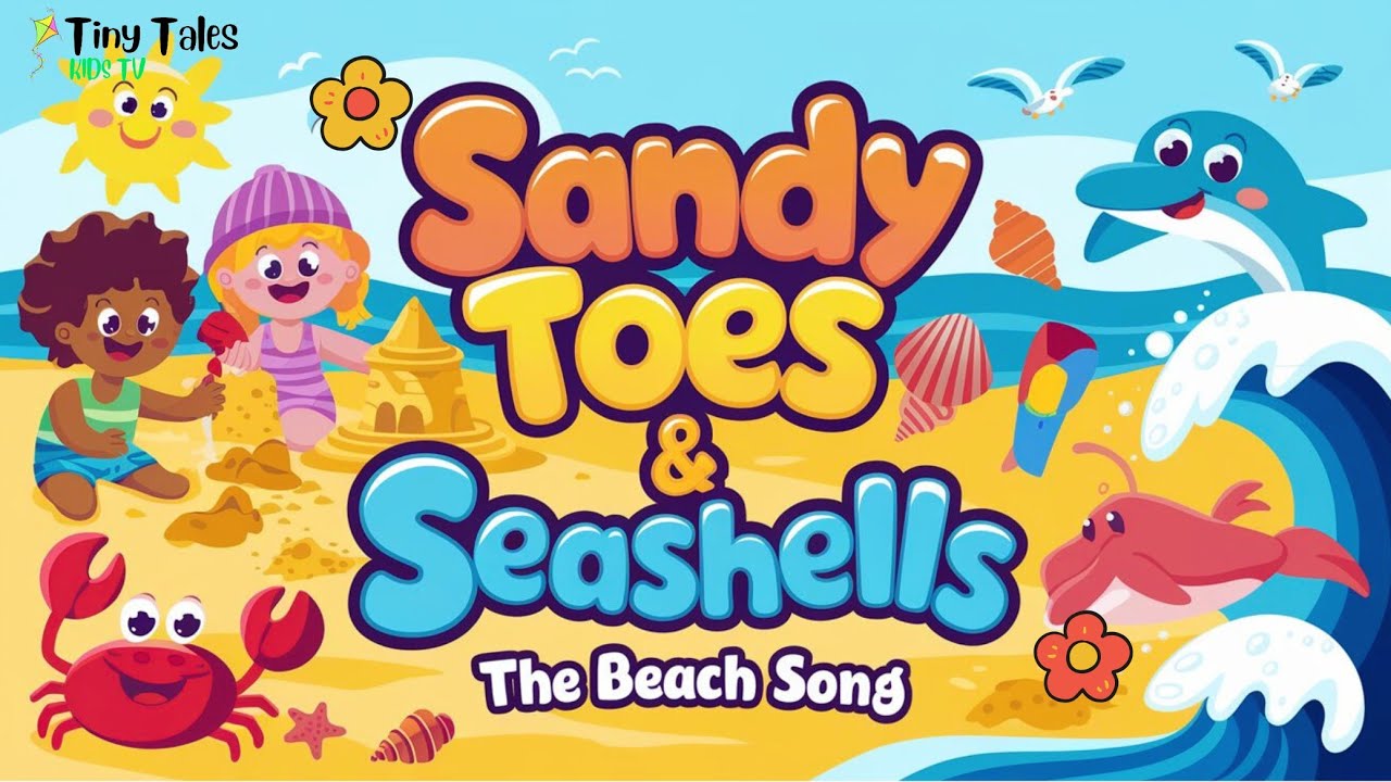 Sandy Toes & Seashells | The Beach Song | Fun Nursery Rhymes & Kids ...