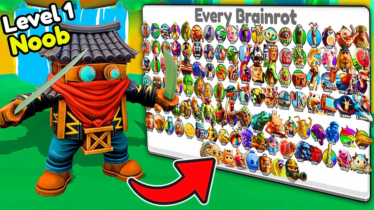 I Unlocked EVERY BRAINROT in Brainrot Evolution! - YouTube