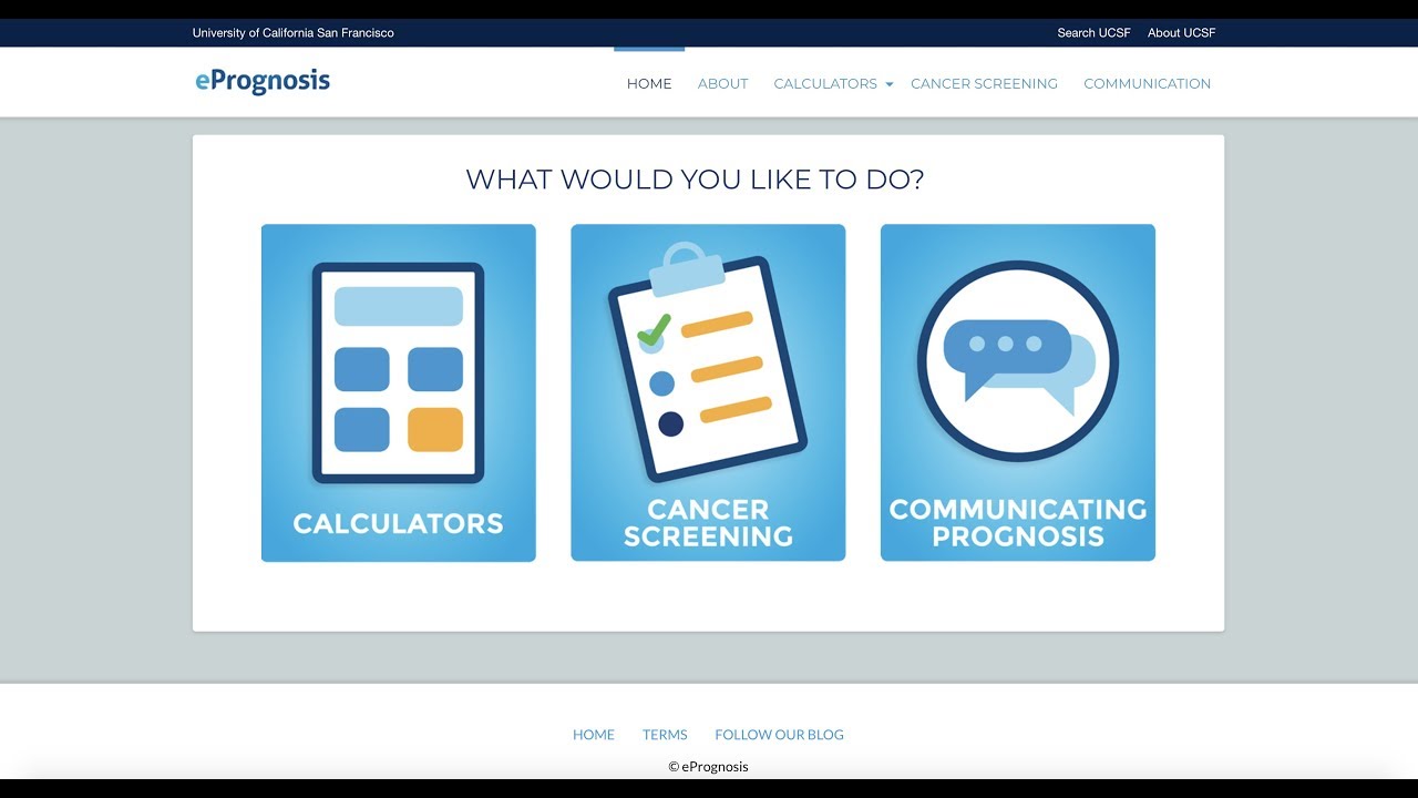 E-Prognosis: Prognostic Models Clinicians Can Use - YouTube