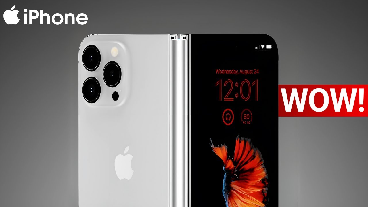 Apple's New Foldable iPhone - THIS IS AMAZING!! - YouTube