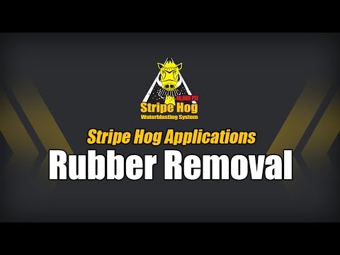 Stripe Hog Applications - Rubber Removal - YouTube