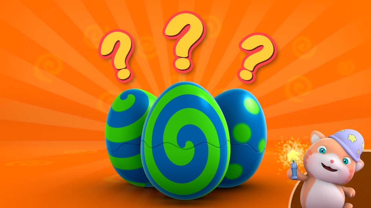 Surprise Eggs - Looi the Cat | Learn English with Looi | Numbers | Four ...