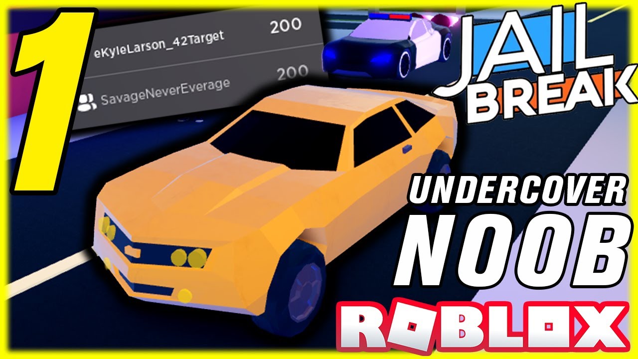 PLAYING AS AN UNDERCOVER NOOB IN ROBLOX JAILBREAK?! | Starting Over (Ep ...