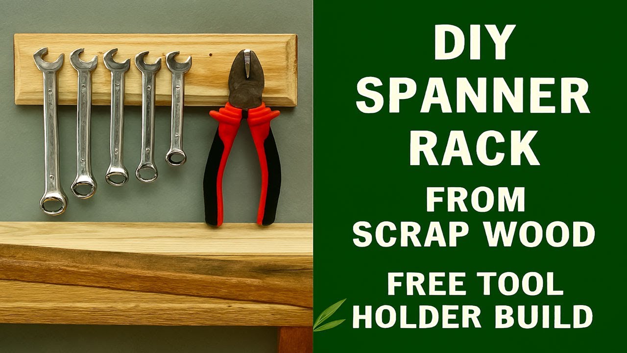 DIY Spanner Rack from Scrap Wood | Free Tool Holder Build for the ...