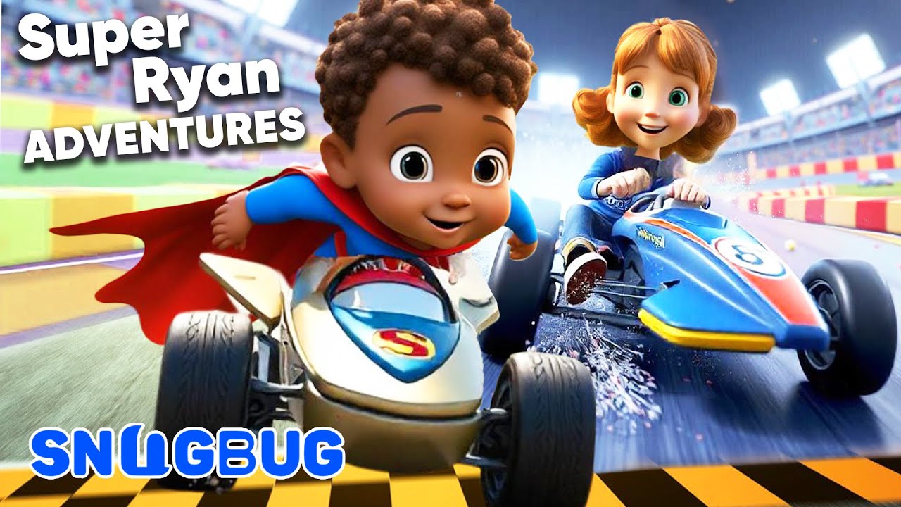 🚗Car Adventure with Super Ryan & Friends 🦸| Cartoons for Kids | Stories ...