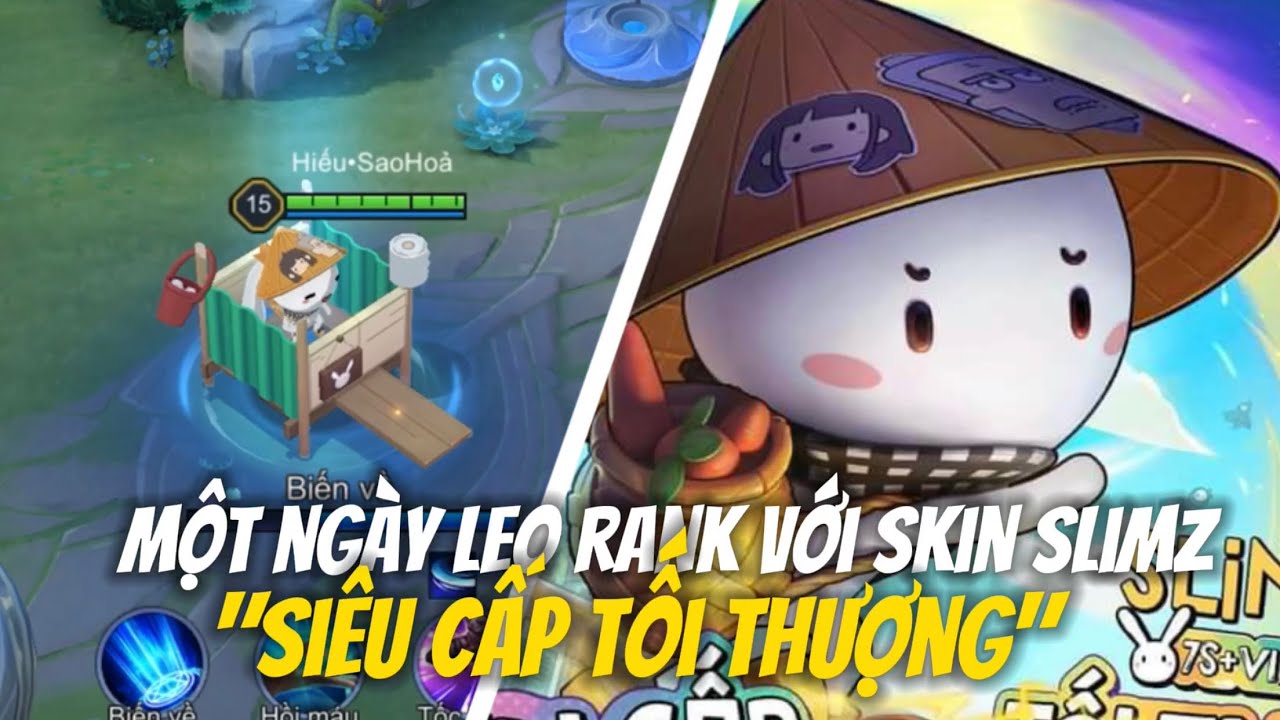 Một ngày leo rank với skin slimz " siêu cấp tối thượng " của tôi… - YouTube