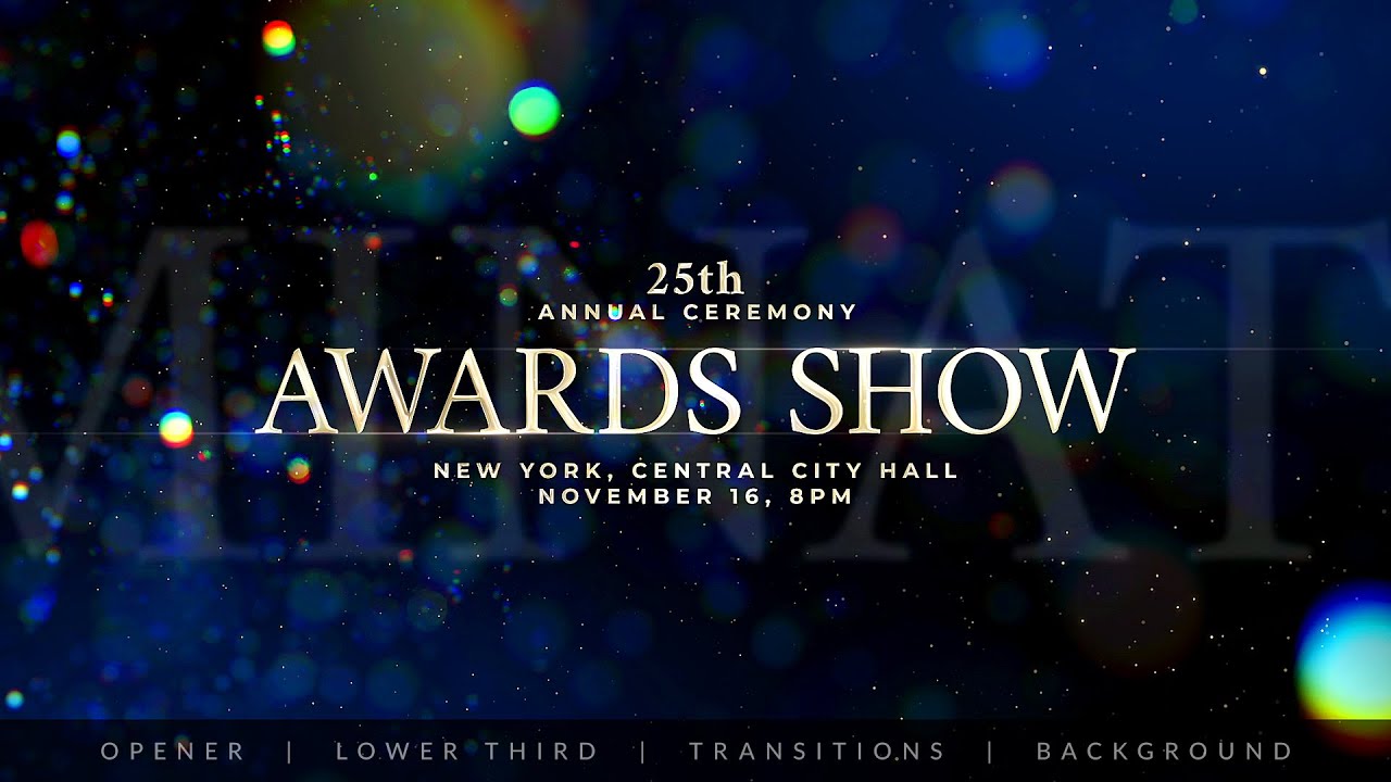 Awards Ceremony Titles Adobe After Effects Template - YouTube