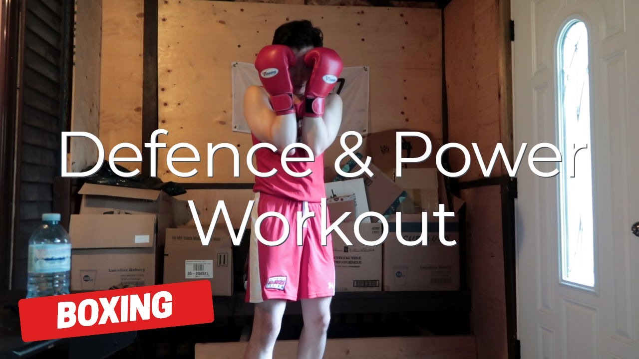 Defence & Power Boxing Workout | June 23, 2020 - YouTube