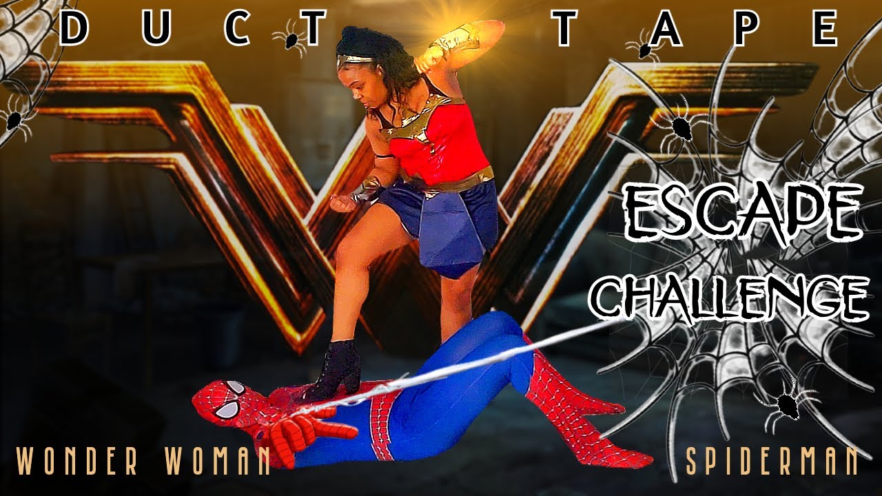 Spiderman vs Wonder woman Escape | GABZNKEYZ - YouTube