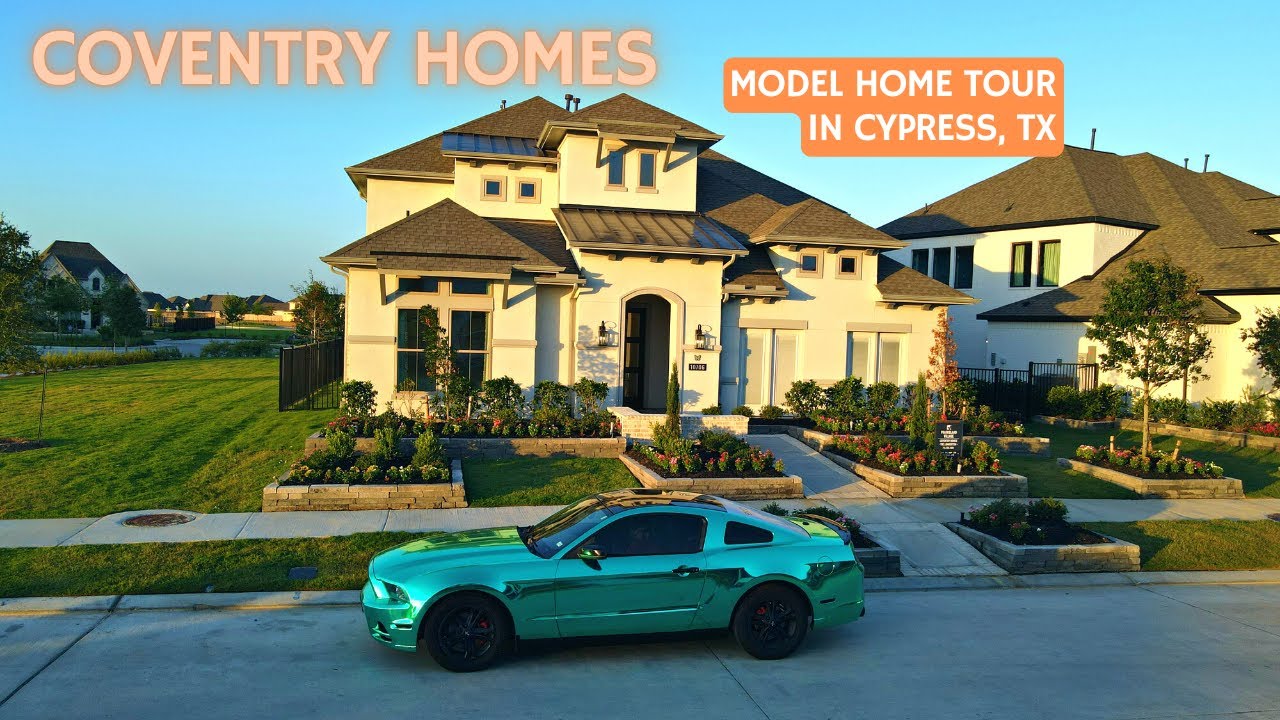 Coventry homes MODEL HOME TOUR in Bridgeland - Prairieland - Cypress ...