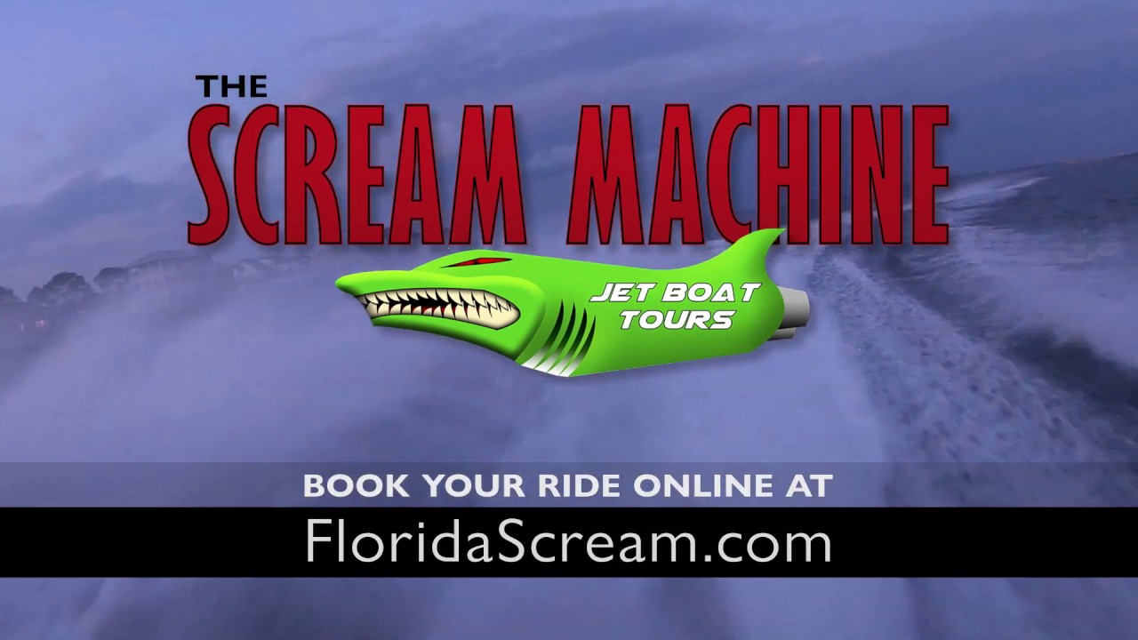 Scream Machine Jet Boat Tour - YouTube
