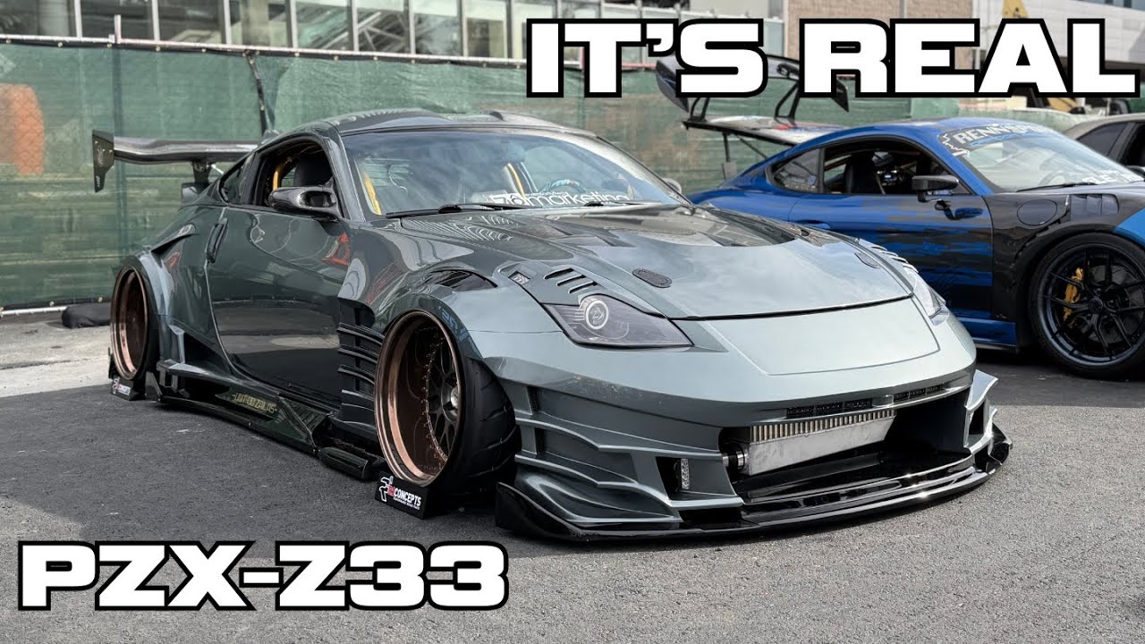 1 of 1 in the World: 350Z Excelsior Wide Body Kit Reveal - YouTube