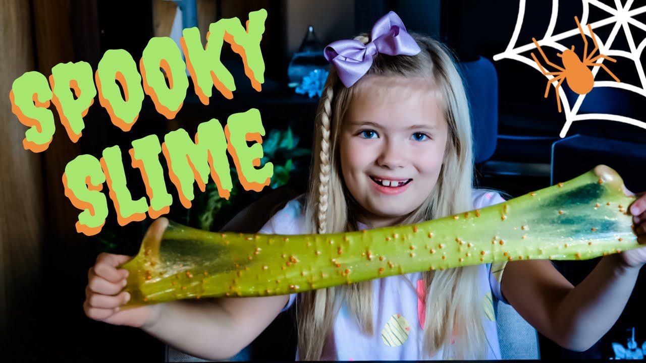 How to make Spooky Slime | Be A Kid Box | Vlog# 69 - YouTube