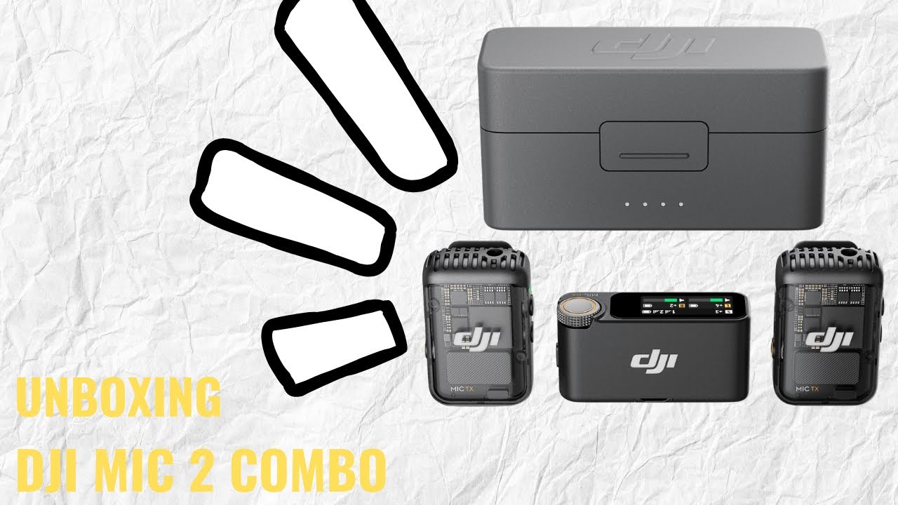Unboxing DJI Mic 2 - Mikrofon Wireless Terbaik untuk Vlogger & Creator ...