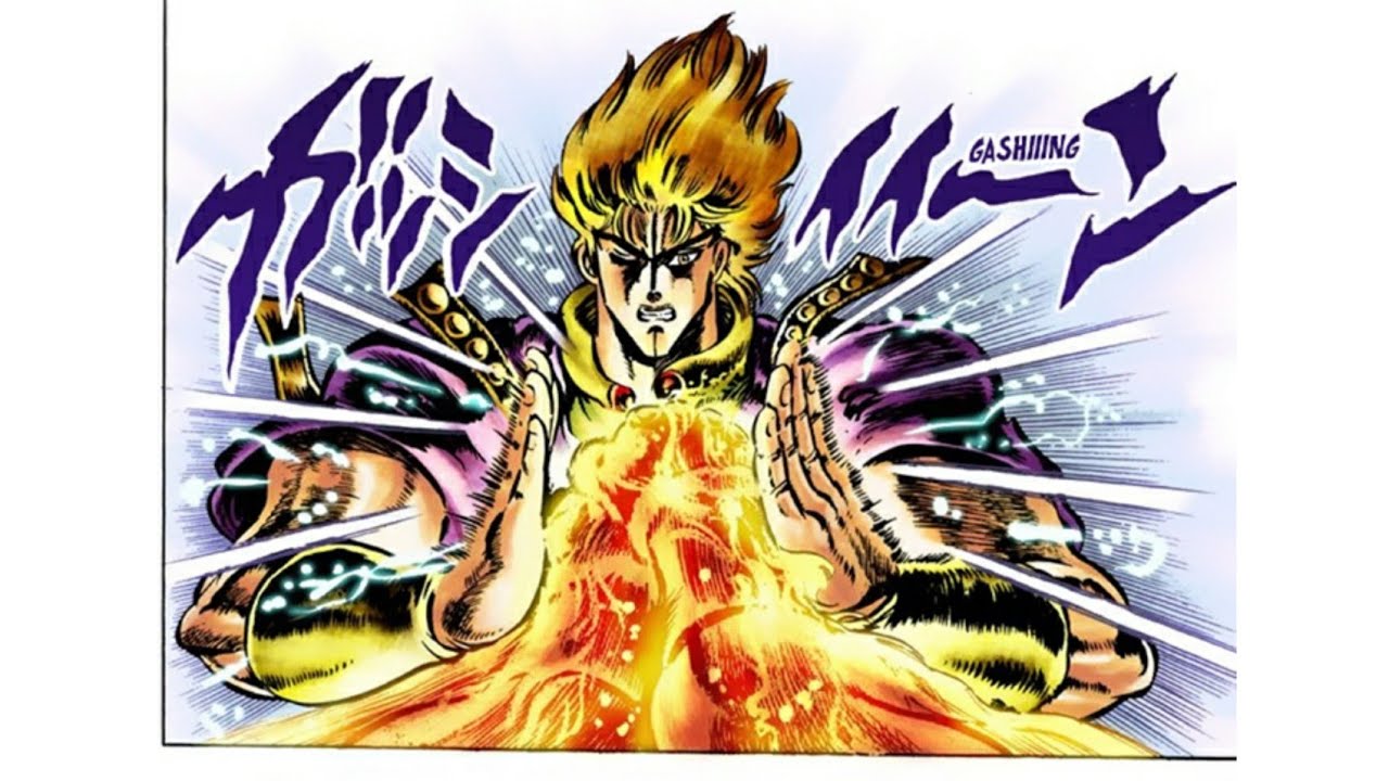 Jonathan defeats Dio - manga with anime audio - YouTube