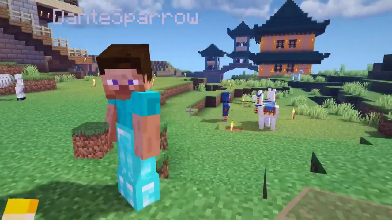 Estatua Samurai de Eden Eternal en Minecraft xD - YouTube
