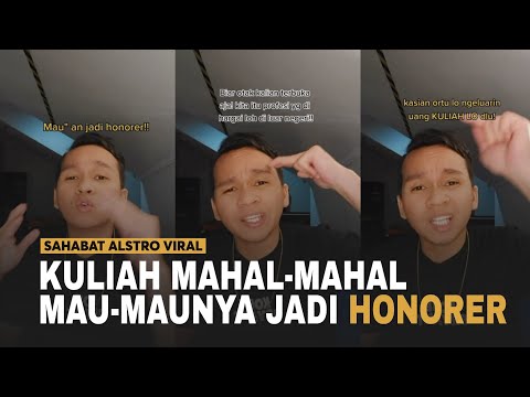 VIRAL VIDEO Seorang Pria Sindir Para Pegawai Honorer.