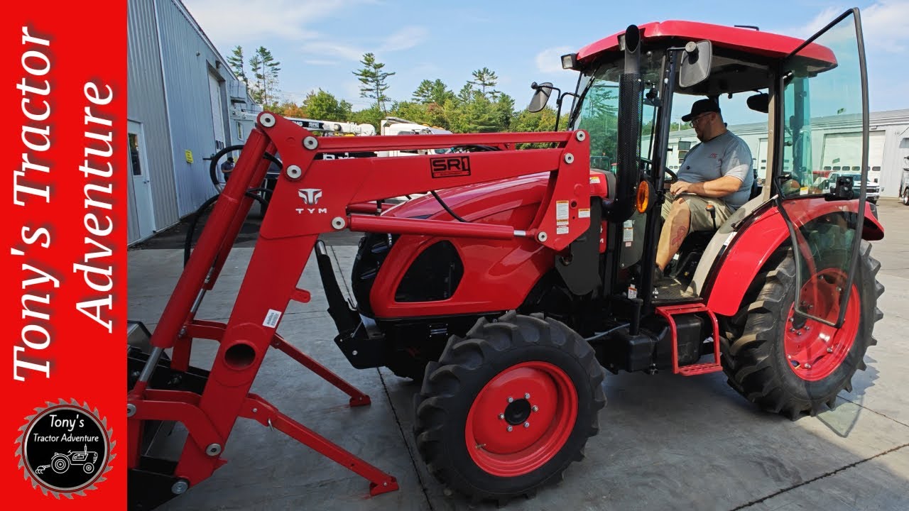 TYM T654 / T754 Tractor Loader Removal - It's That Easy - YouTube