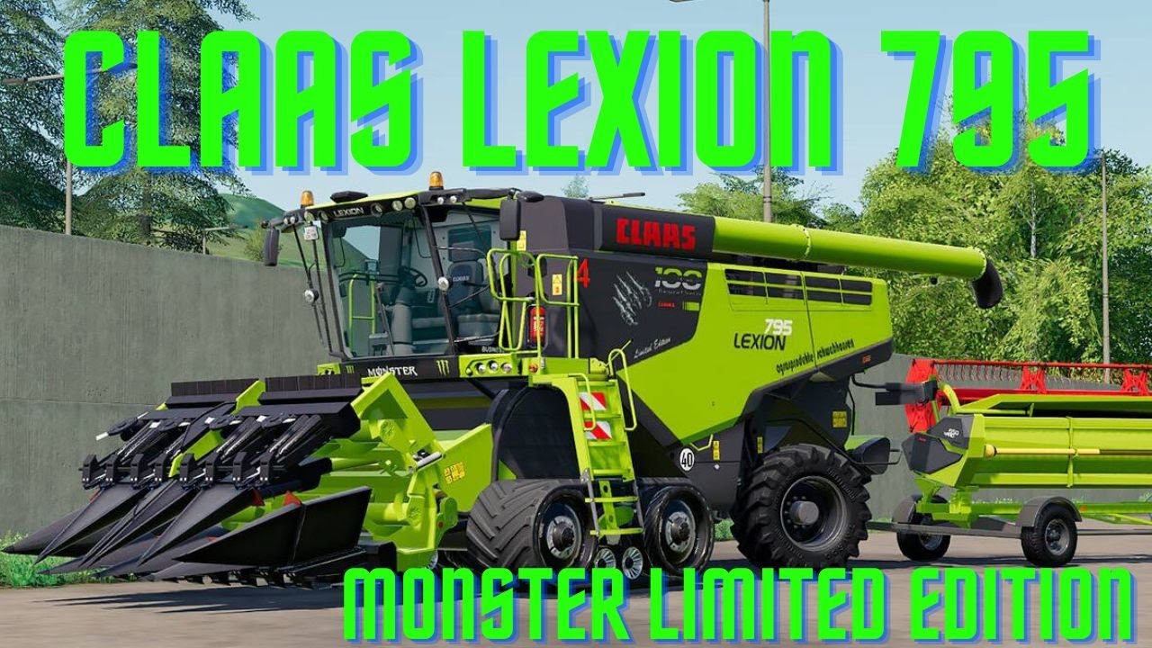 Look at this Limited MONSTER machine! CLAAS LEXION 795!! - YouTube