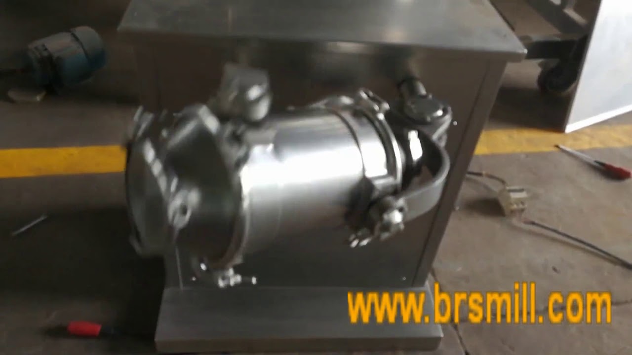 Test of 5L three dimensional mixer - YouTube