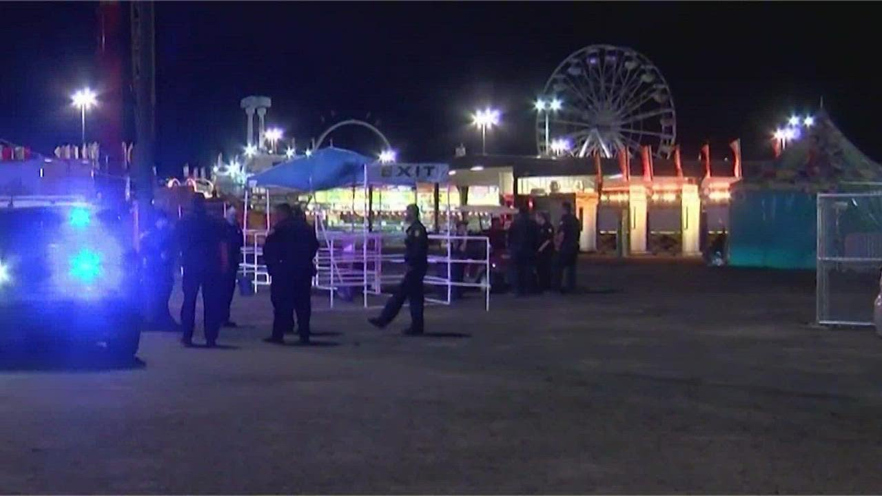 Gunman shoots 3 at Texas fair before being shot by deputies - YouTube
