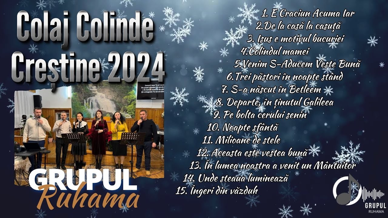Colaj Colinde Creștine 2024! | Grupul Ruhama - YouTube
