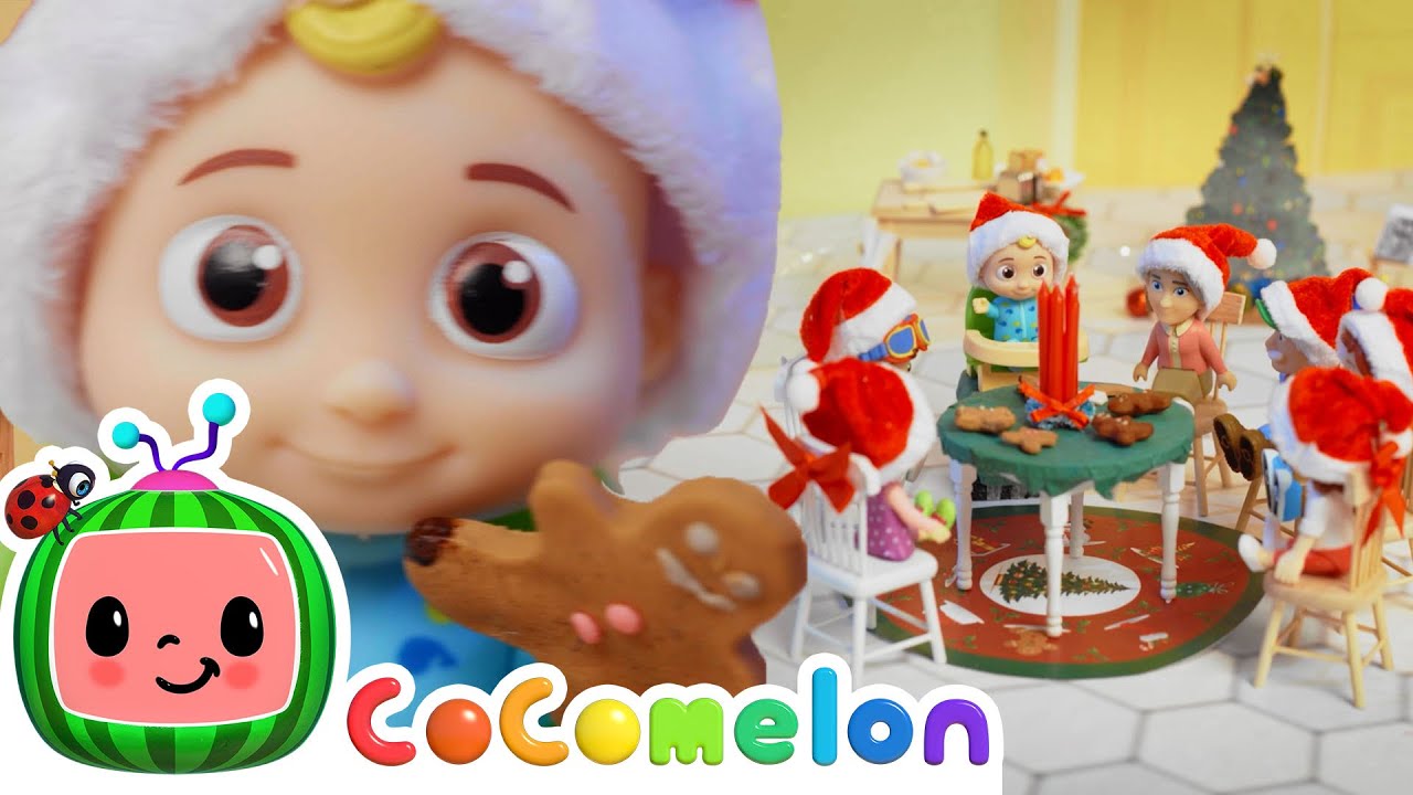 JJ's Christmas Party (Deck the Halls) | CoComelon Toy Play Gift Edition ...
