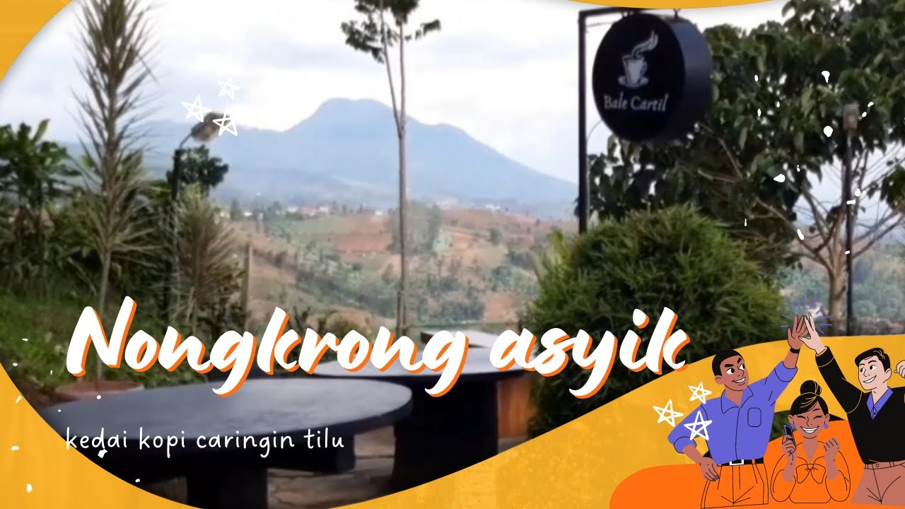 Cafe / kedai kopi / sepanjang jalan di caringin tilu - YouTube