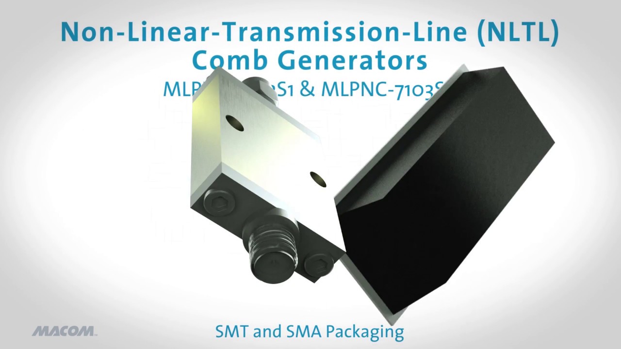 MACOM's NLTL Comb Generators - YouTube