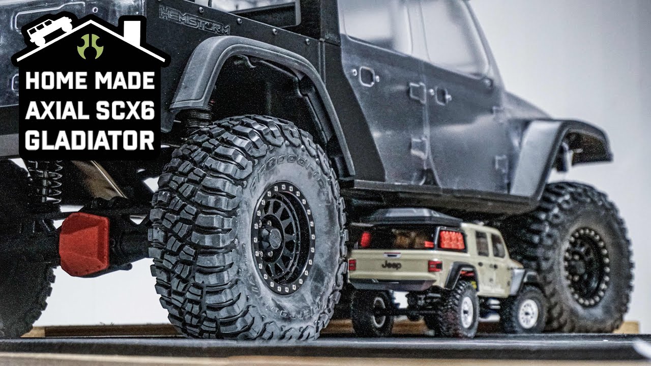 AXIAL SCX6 Gladiator Build - Part 3 - CNC Machining and designing more ...