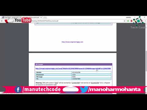 Free API For SMS/OTP Messages to Send From Way2sms