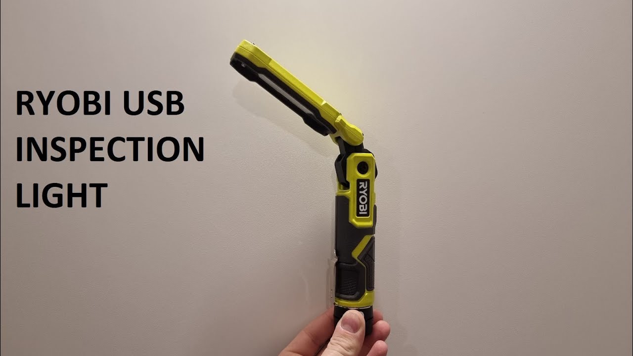 Ryobi USB Lithium Inspection Light Kit (australian model review) - YouTube