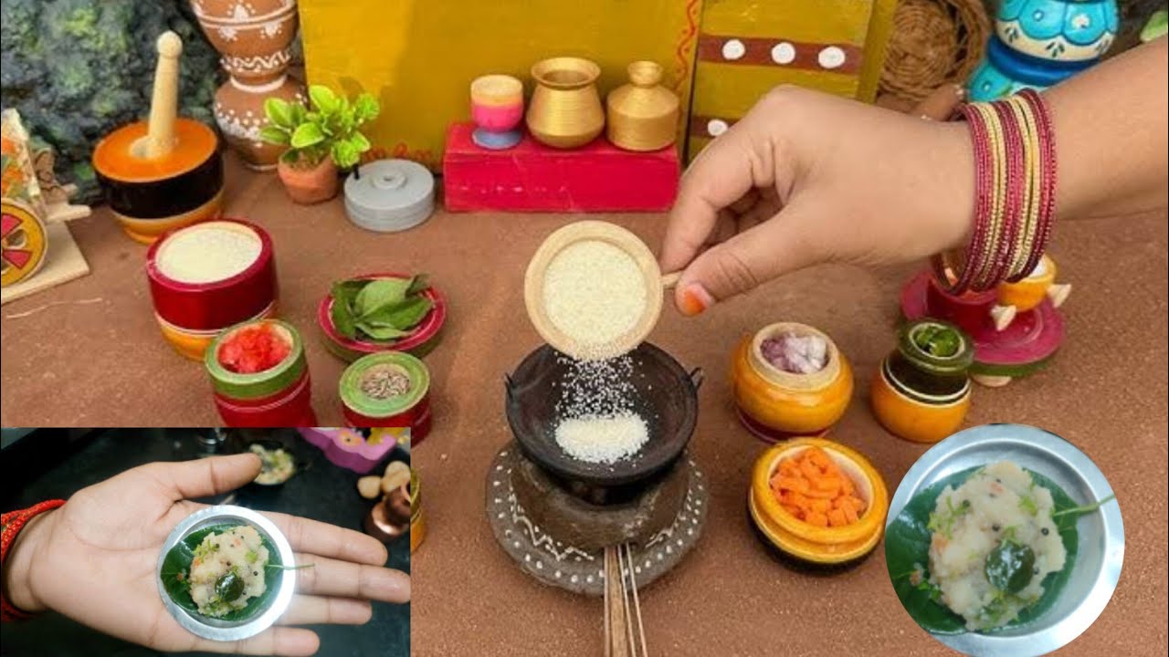 Miniature Upma recipe l yellow Upma recipe l miniature Upma l how to ...