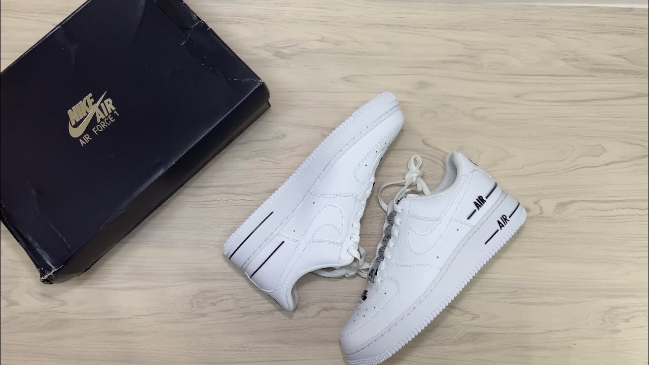 Nike Air Force 1 "Double Air" Unboxing + On-Feet [4K] - YouTube