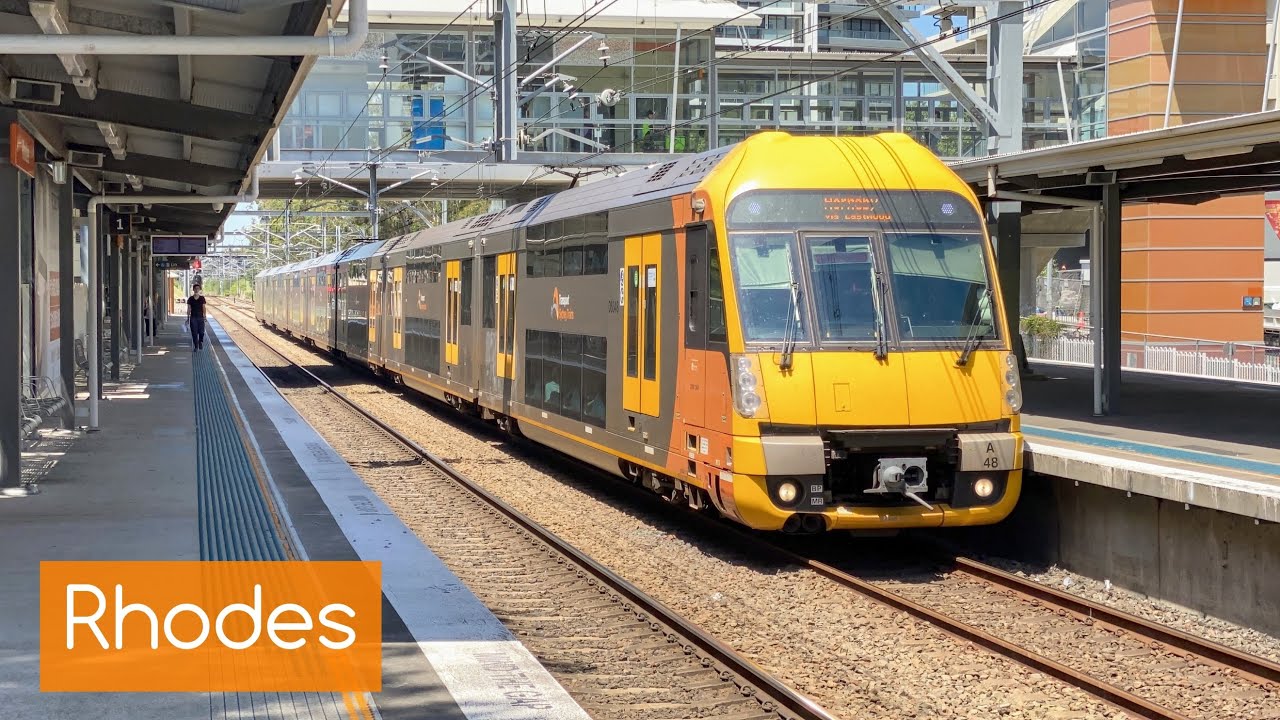 Sydney Trains Vlog 1776: Trains At Rhodes - YouTube