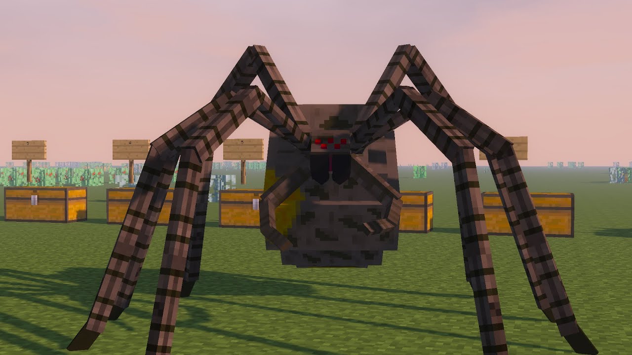 Scape And Run Parasites Mod : Assimilated Big Spider - YouTube