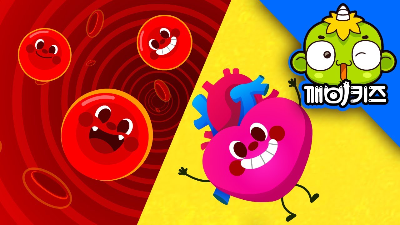 혈액순환송2 | 과학송 | 과학노래 | 과학동요 | 깨비키즈 KEBIKIDS - YouTube