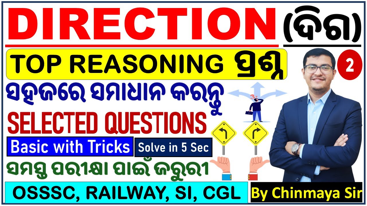 Direction Reasoning Questions/Basic Concept With Tricks/ For All Exams ...