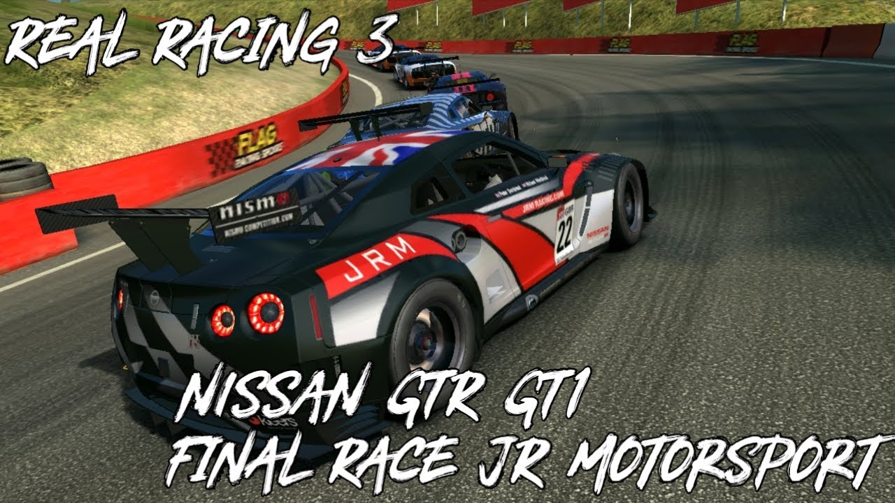 REAL RACING 3 - NISSAN JR MOTOSPORT GTR GT1 - YouTube