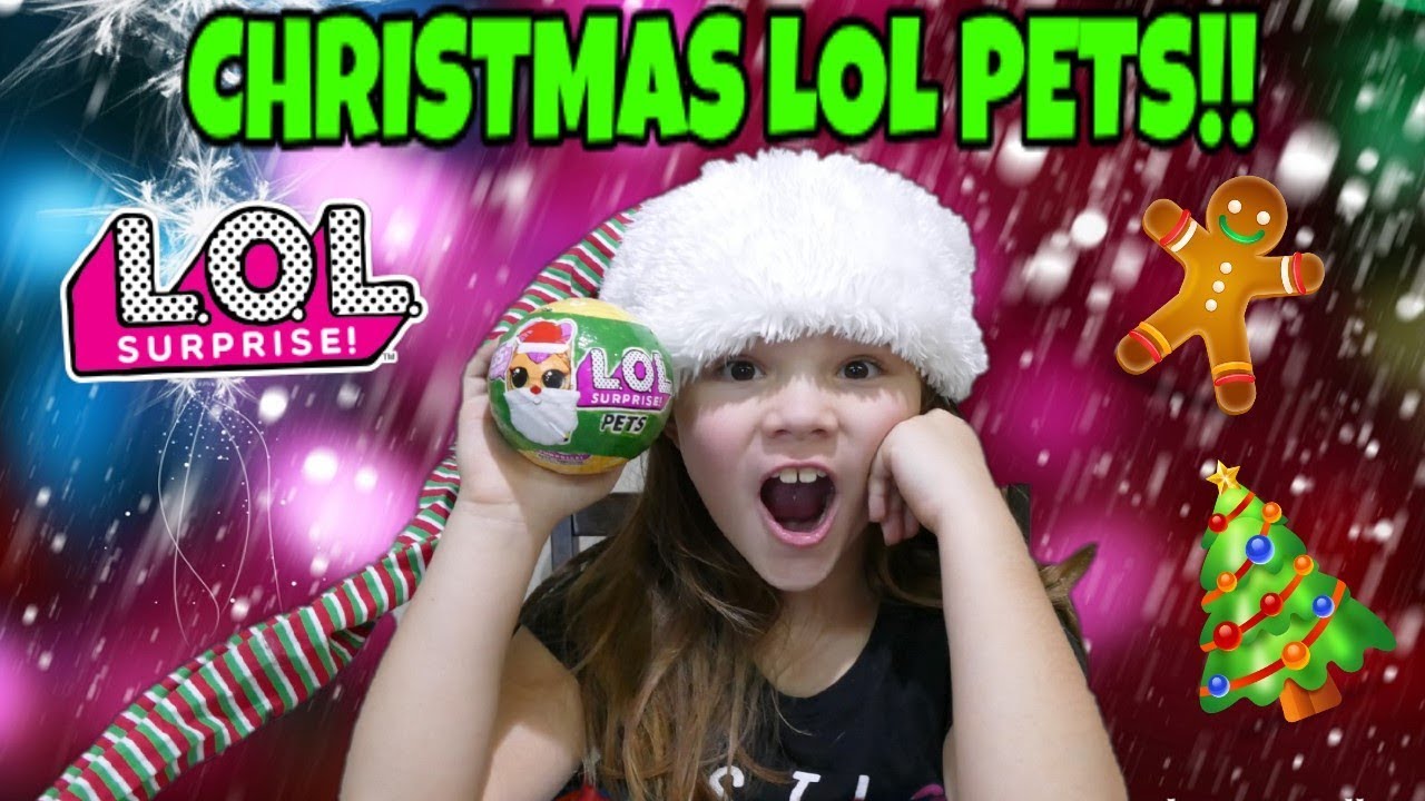 Christmas LOL Surprise Pets! Custom Christmas LOL Dolls - YouTube