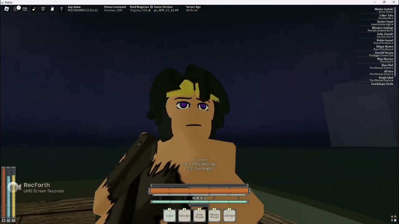 Deepwoken Part: 2 NO NO Recorder CRASHED NOO (Voice Reveal) - YouTube