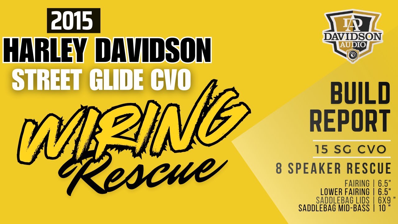 2015 Harley Davidson CVO wiring rescue - YouTube