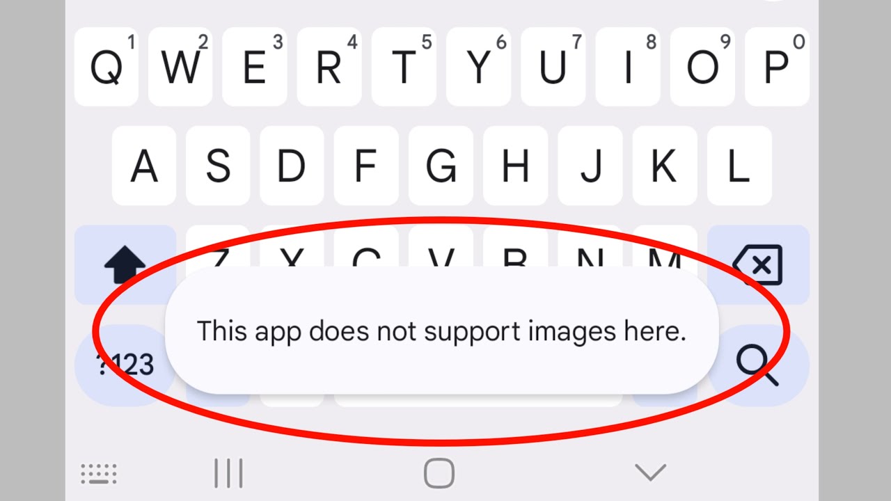 Fix This app does not support images here Problem || This app does not ...