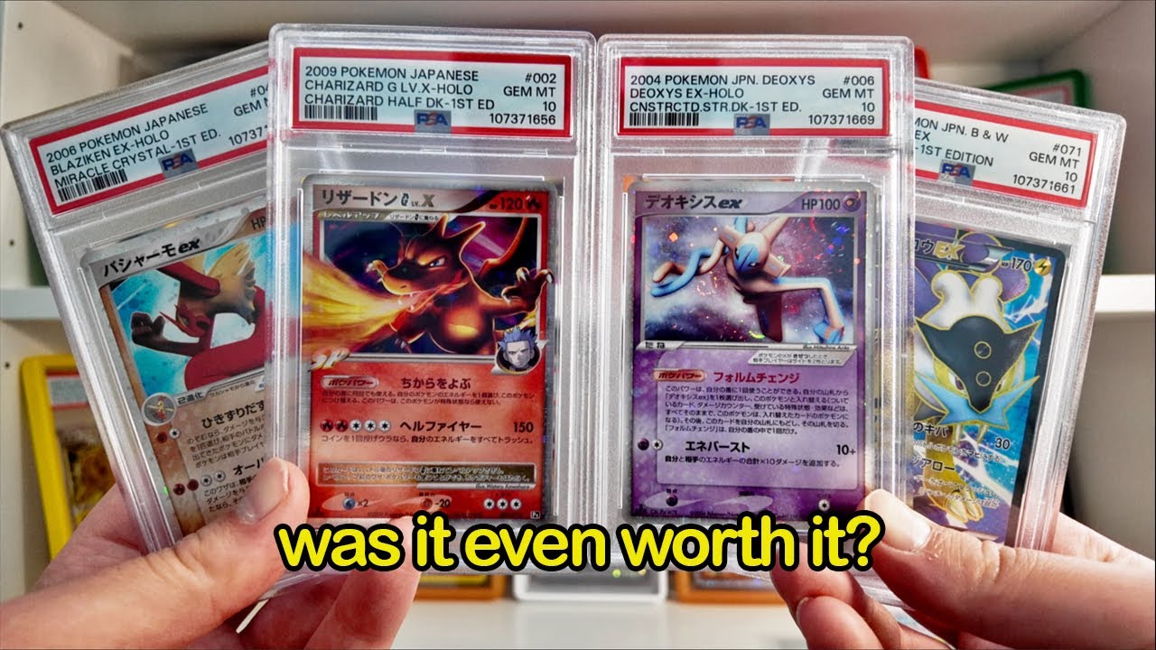 The Harsh Reality of Grading Pokemon Cards from Japan - YouTube