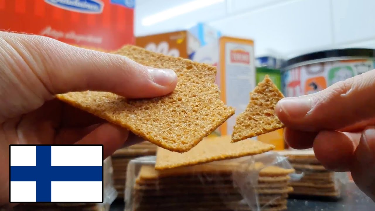 Hapankorppu Finnish Rye Crisbread (Unboxing) [ASMR] - YouTube