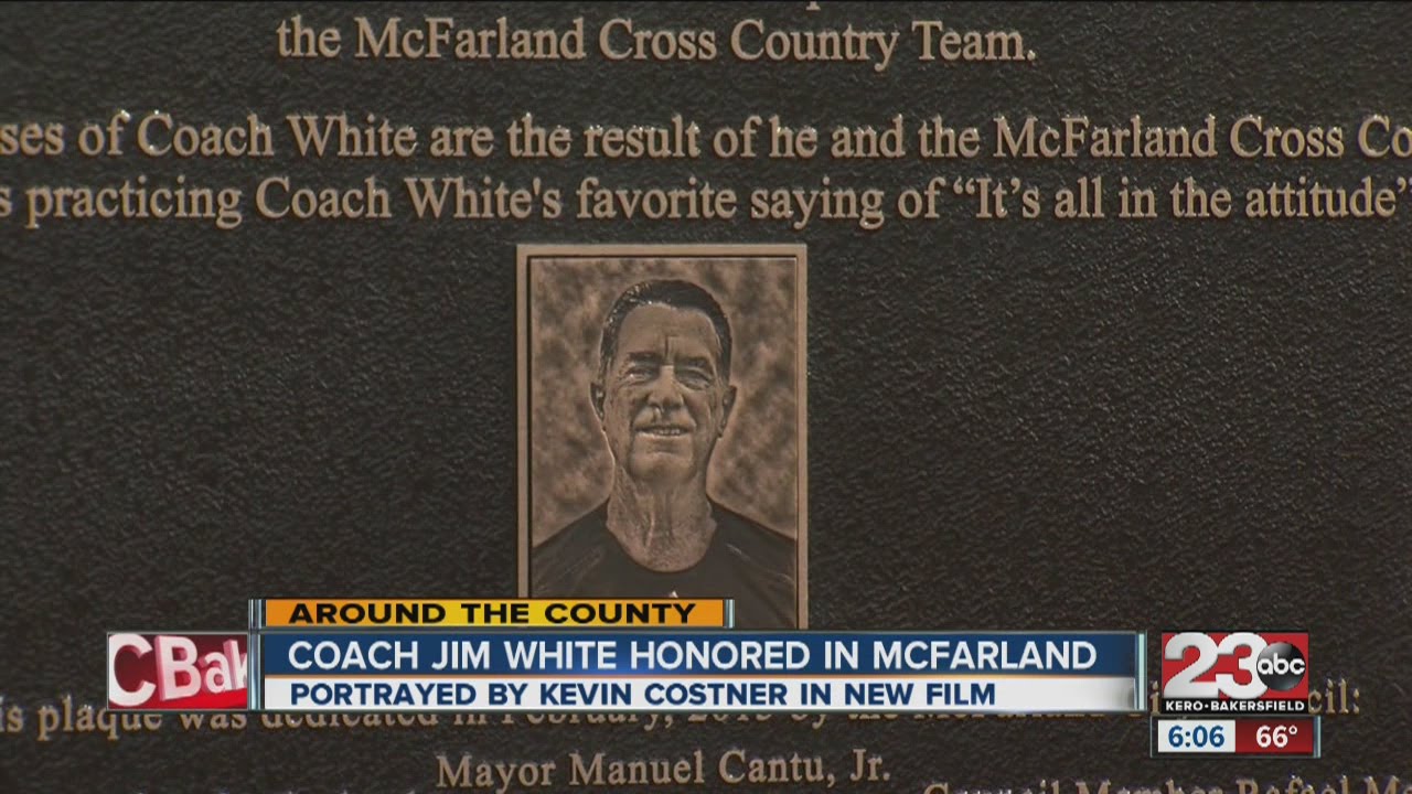 Coach Jim White honored in McFarland - YouTube