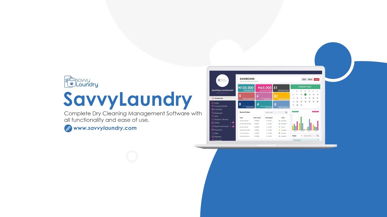 Savvy Laundry - Dry Cleaning Management Software - YouTube