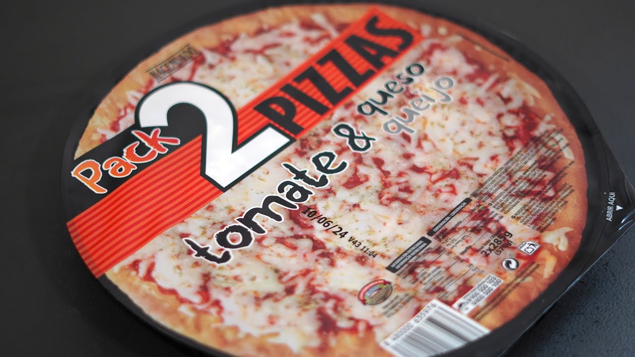 Pack de 2 Pizzas de Tomate y Queso Hacendado Mercadona - Buscando la ...