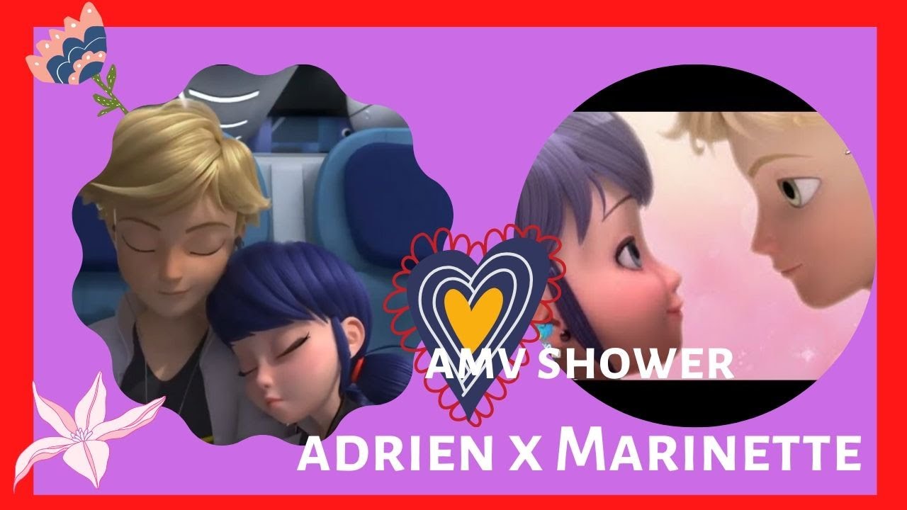 SHOWER 💦 adrien x marinette 💞 miraculous ladybug 🌺 - YouTube