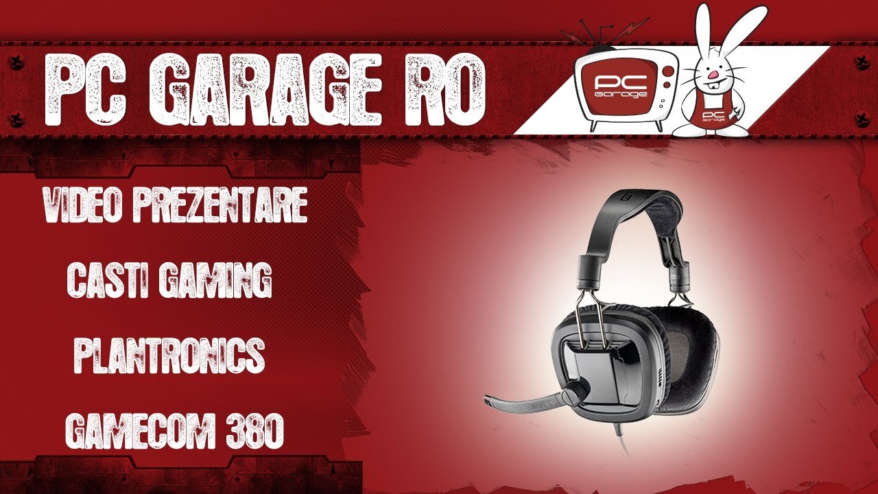 PC Garage - Video Review Casti Gaming Plantronics GameCom 380 - YouTube